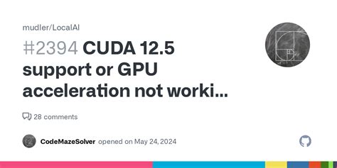Cuda 125 Support Or Gpu Acceleration Not Working After Graphics Driver
