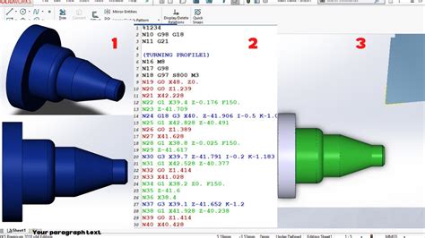 How To Generate A Cnc Code For Turning Using Solidworks Cam Youtube