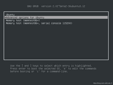 linux 内核切换 grub ubuntu grub如何选择内核 csdn博客