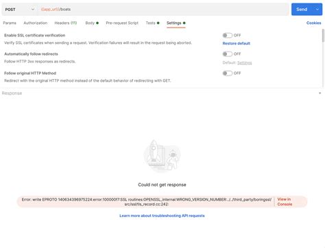 Keep Getting Errors When Using Help Hub Postman Community