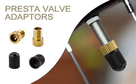 Quacc 2 Pcs Presta Valve Adapter Bicycle Valve Adapter
