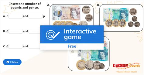 Free Year 3 Pounds And Pence Iwb Money Activity Classroom Secrets