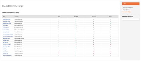 Configure Advanced Settings Project Home Procore