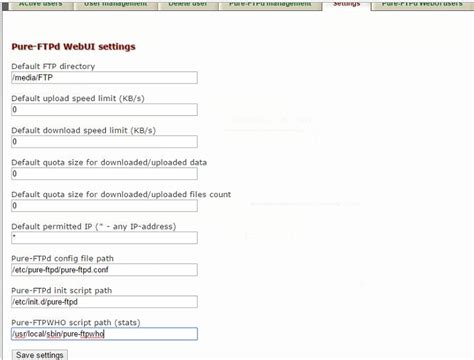 Ftp Server Installation Chrooted Users Mysql Accounts Quotas