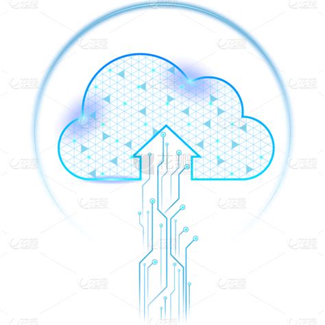 科技风通用科技素材云计算元素素材