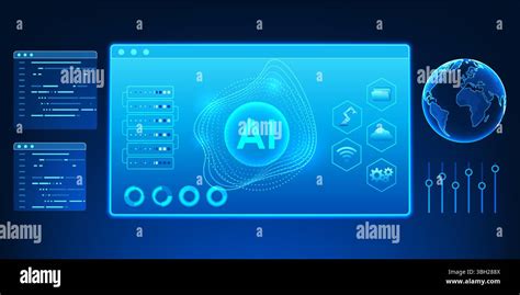 Agent Ai Technology The Screen That Shows The Conversation With Ai Represents An Intelligent