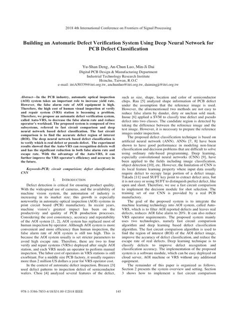 Buildinganautomaticdefectverificationsystemusingdeepneural