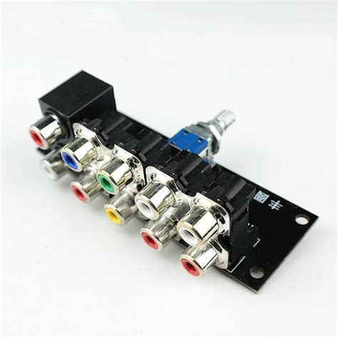 Audio Signal Switch Input Selection Board Rca 4 Ways Audio Source