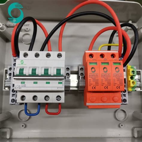 String In ABS Plastic Waterproof Solar Panel Junction Box Photovoltaic PV Combiner Box With