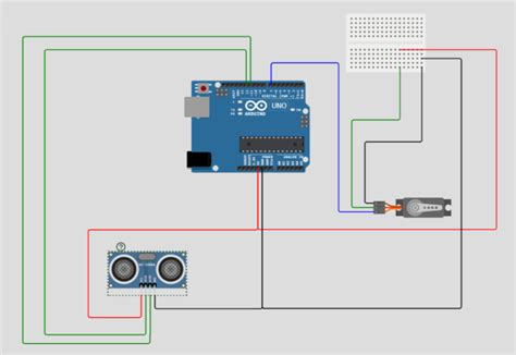 Arduino Servo Control With Ultrasonic Sensor Elec Innovation