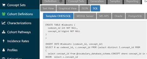 SqlRender Developer Missing Create Table Issue OHDSI Atlas GitHub
