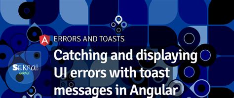 Catching And Handling Errors In Angular DEV Community