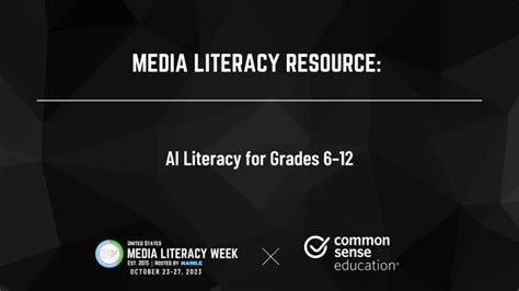 Learn About Ai With Common Sense Media National Association For Media Literacy Education