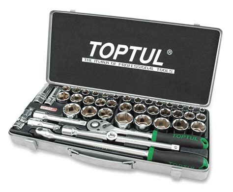 Toptul Socket Set 1/2" 43pc - Tradextra | Painting and Decorating Supplies