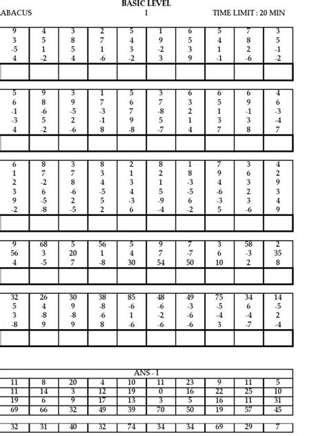 4 Ucmas Abacus Worksheets For Level 1 Abacus Math Math Workbook