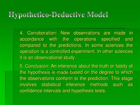 Ppt Lecture 7 Hypothetical Deductive Method Powerpoint Presentation