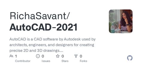 Github Richasavantautocad 2021 Autocad Is A Cad Software By