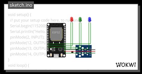 Temperature Sensor ESP Ino Wokwi ESP STM Arduino Simulator