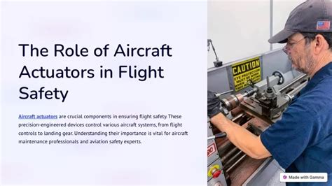 Ppt The Role Of Aircraft Actuators In Flight Safety Powerpoint
