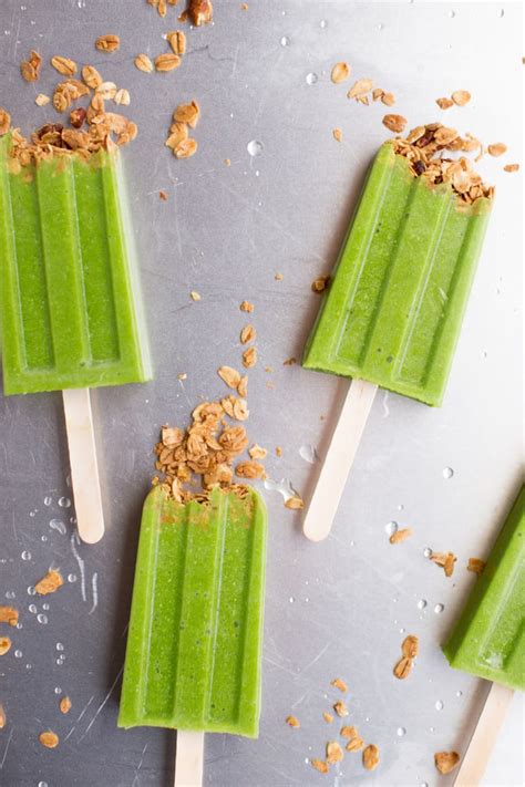 Green Granola Popsicles Ate