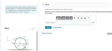 Solved The Hoop Is Cast On The Rough Surface Such That It
