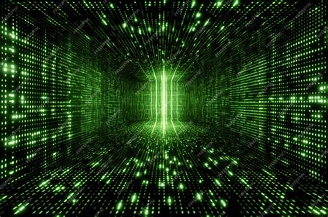 Premium Photo Matrix Binary Code Background Ai Generative