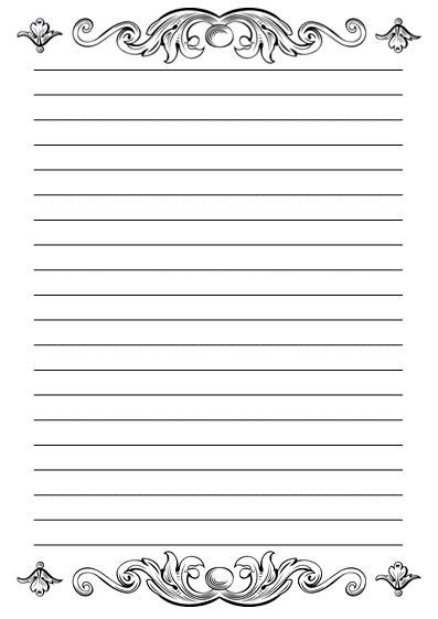 Страницы с линовкой для блокнота А6 и А5