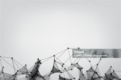 기하학적 그래픽 배경 분자 및 통신 미니멀리즘 혼란 그림 과학 화학 생물학 의학의 개념 점과 선을 연결하는 배경 기술 0명에