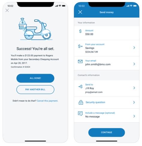 Bmo Iphone App Update Improves Interac E Transfer History Iphone In Canada