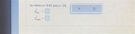 Solved Using 0 The Chi Square Distribution Table Find The