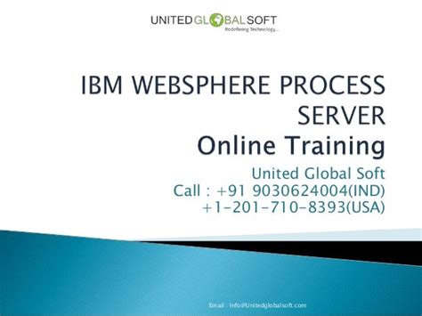 Ibm Websphere Process Server Online Training