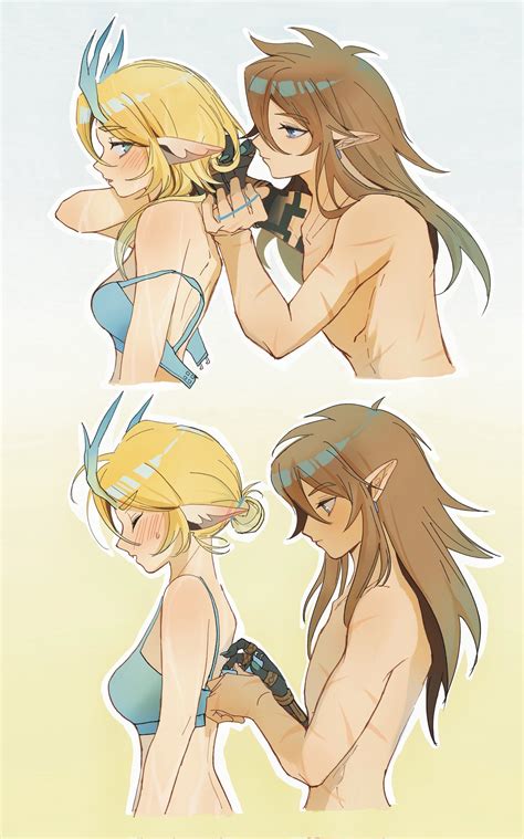 Link Princess Zelda And Light Dragon The Legend Of Zelda And 1 More