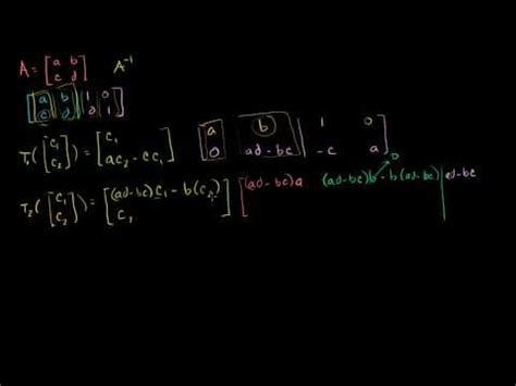 Inverse Of X Matrix