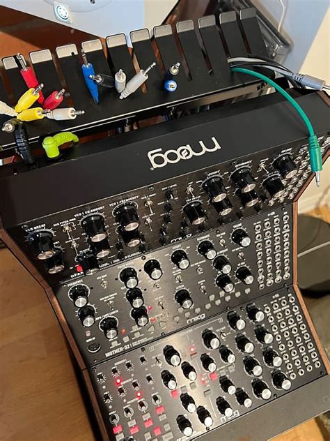 Moog Mother DFAM Subharmonicon Present Black Reverb