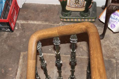 Stained And Varnished Oak Handrail Degree Turn Oak Handrail Handrail Handrails