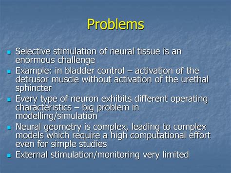 Neuroprosthetics Week Neuron Modelling Ppt Download