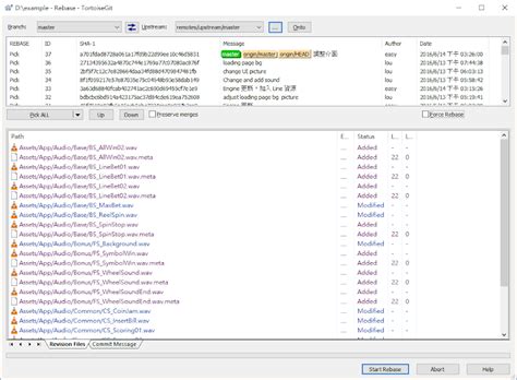 Rebase A Fork Using Tortoisegit