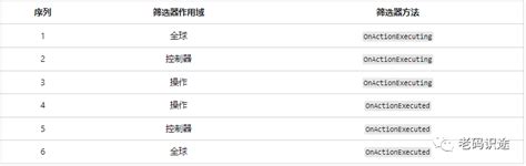 ASP NET Core MVC 从入门到精通之Filter 董川民
