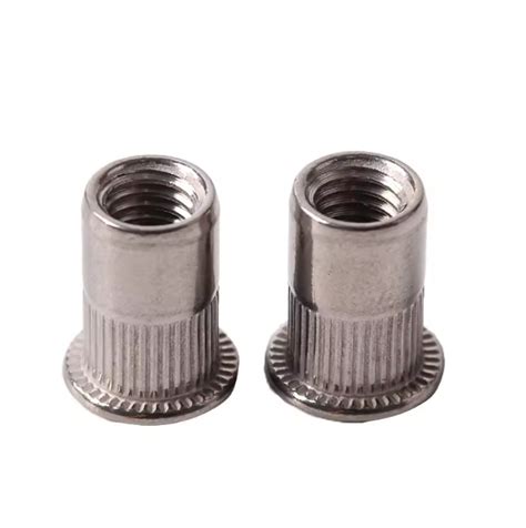 Brass Hdg Blind Rivet Nutsert Flat Head Fastener Brass Blind Rivet Nut And Hdg Flat Head Fastener