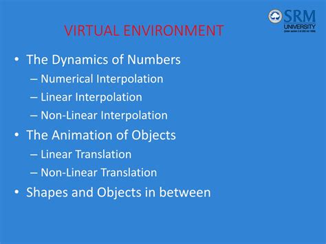 PPT Exploring Dynamic Numerical Interpolation In A Virtual Environment PowerPoint Presentation