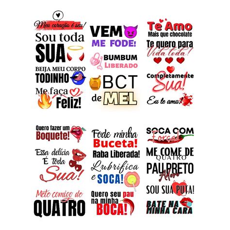 23 Tatuagens Temporárias Com Frases Picantes Para Pós Depilação