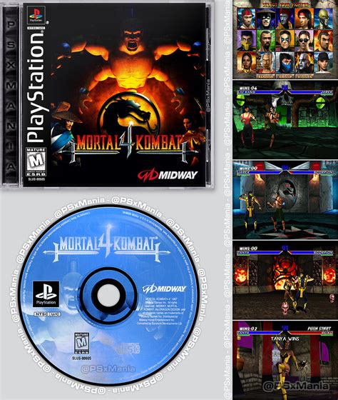 Mortal Kombat 4 Ps1 Cover