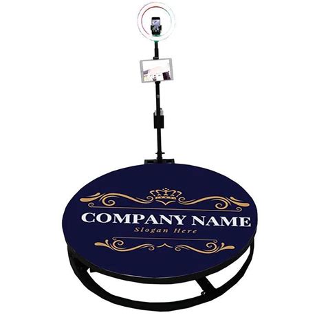 120cm Rotating Camera Machine Glass Spinning Selfie Wedding Automatic Slow Motion Platform 360