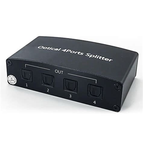Splitter Audio Óptico Toslink S PDIF Digital PT Omega Store