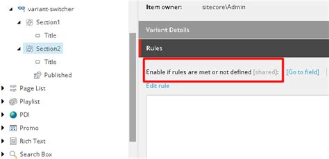 Sxa Variant Switcher Sitecore Stack Exchange
