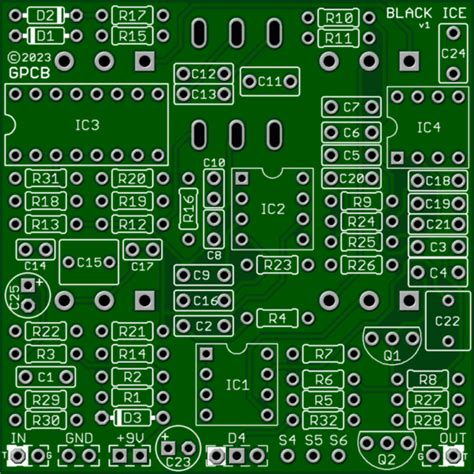 Black Ice The Ultimate Bass Preamp And Drive Pcb Guitarpcb