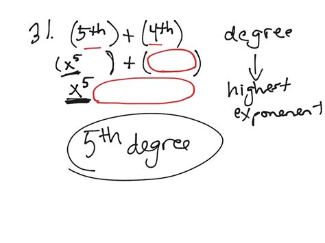 Showme 51 Operations With Polynomials