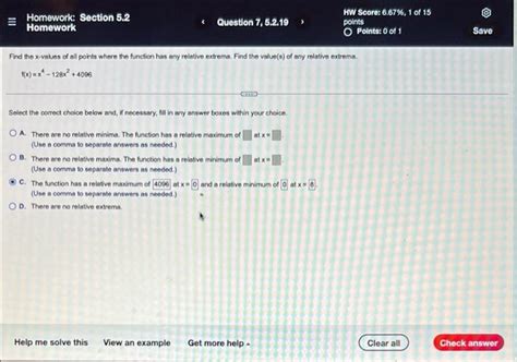 Solved E Homework Section 5 2 Homework Question 1 6 2 3