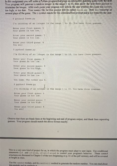 Solved In This Assignment You Will Write A Python Program Chegg