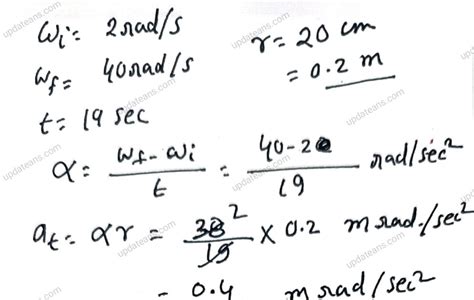Update ANS Class Circular Motion The Angular Speed Of A Particle Moving In A Circle Of